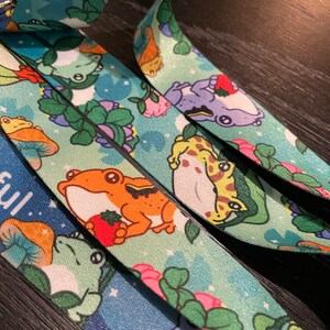 Frog Lanyard - Frog, Lanyard, Toad, Toad Lanyard, Flower Lanyard, Flower, Milk Frog, Poison Dart ...