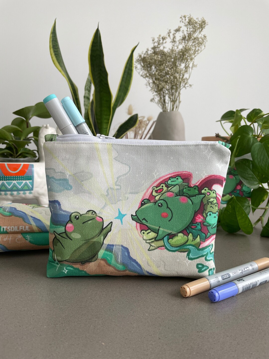 Creation of Frog - Pencil Case - Frog, Art, Frog Pencil Case,frog Bag ...
