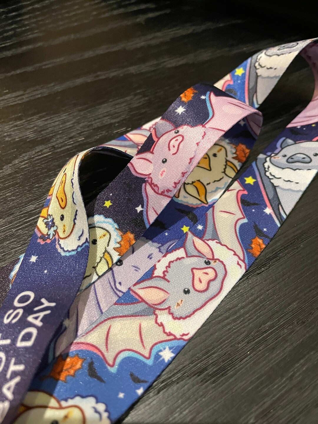 I Am the Night - Bat Lanyard, Bat, Lanyard, Bat Accessories, Spooky ...