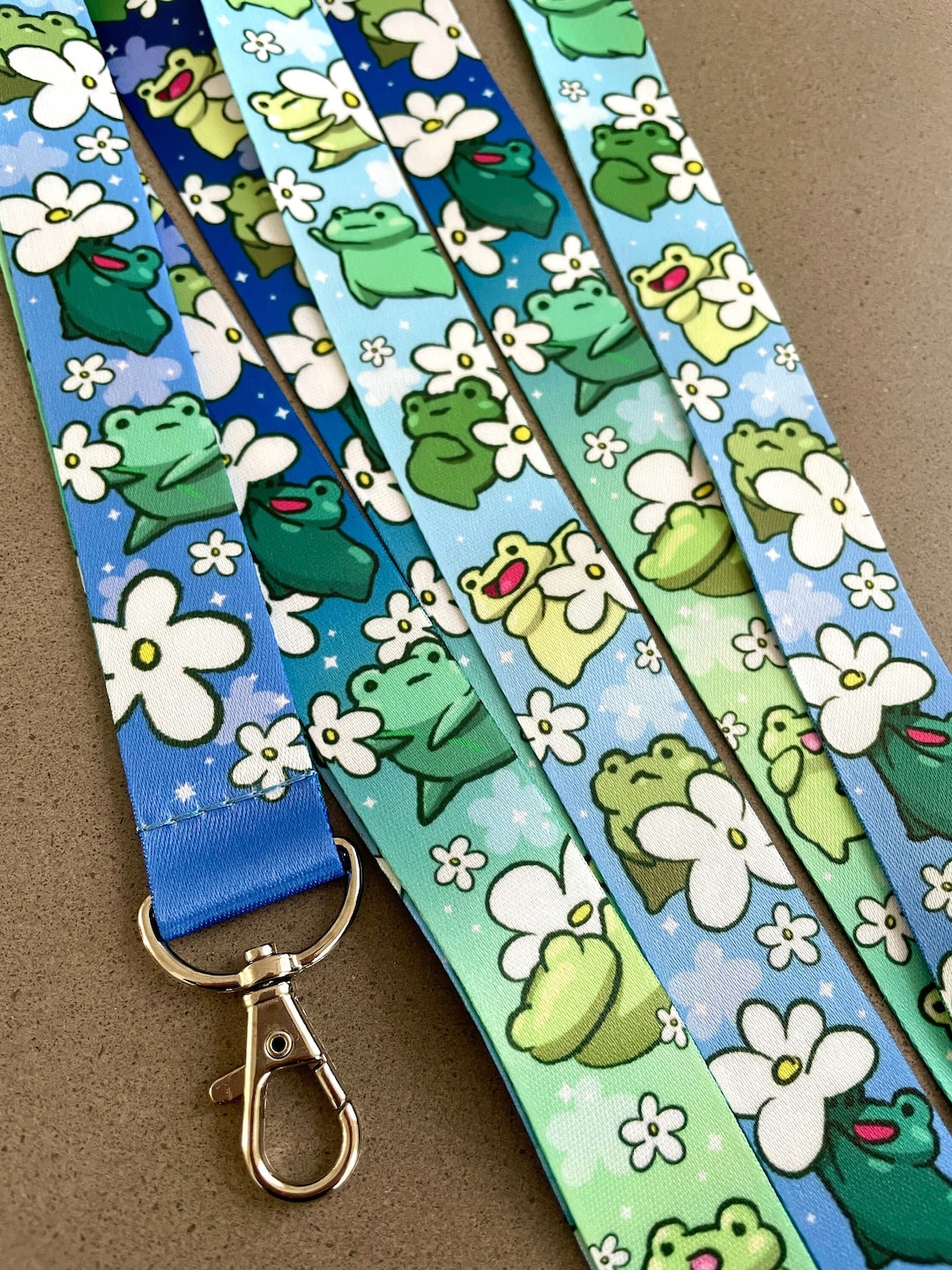 Daisy Lanyard - Frog Lanyard, Frog, Lanyard, Toad, Toad Lanyard, Flower ...