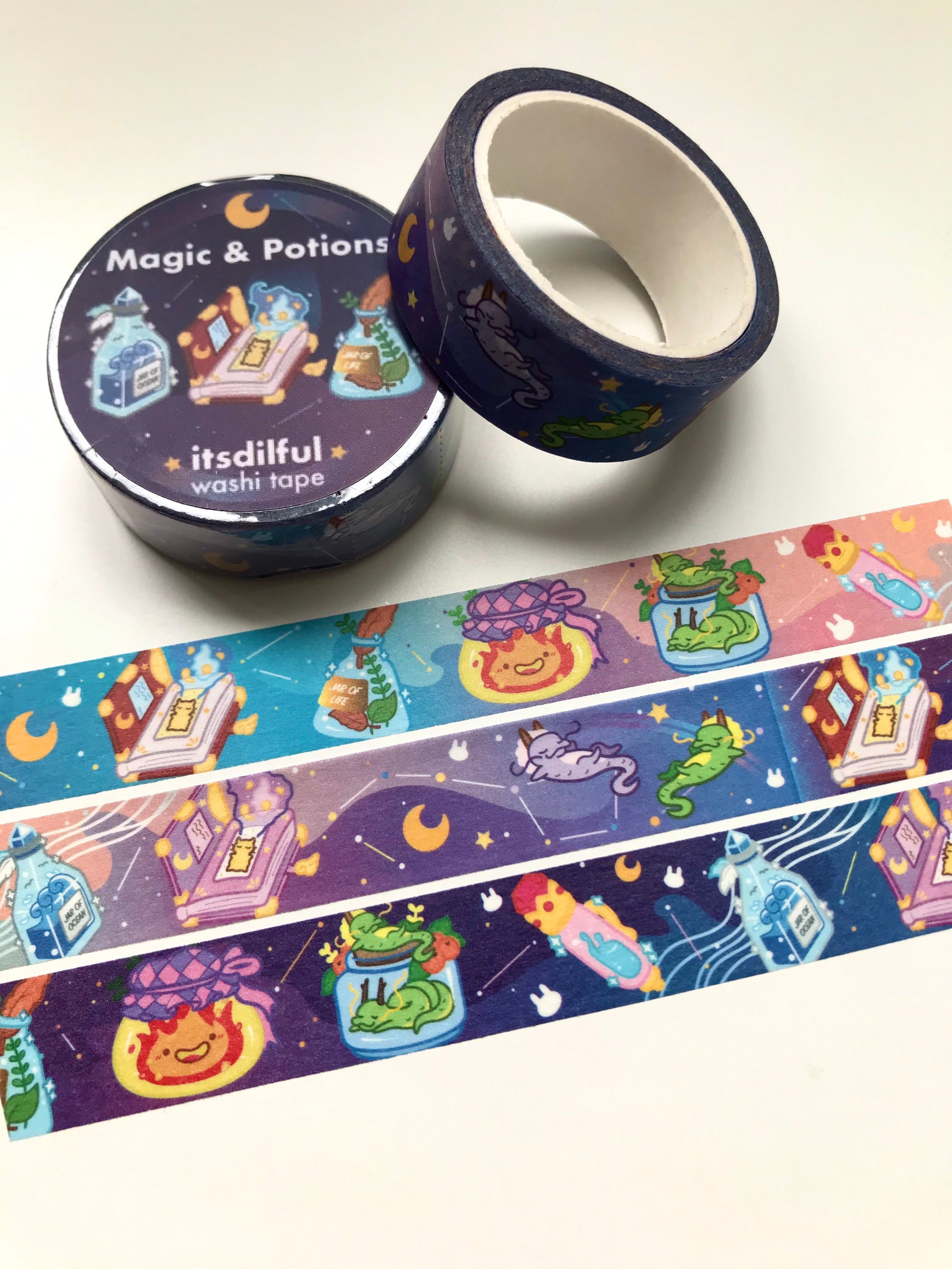 Magic & Potions Washi Tape Washi Tape Cute Washi Tape - Etsy