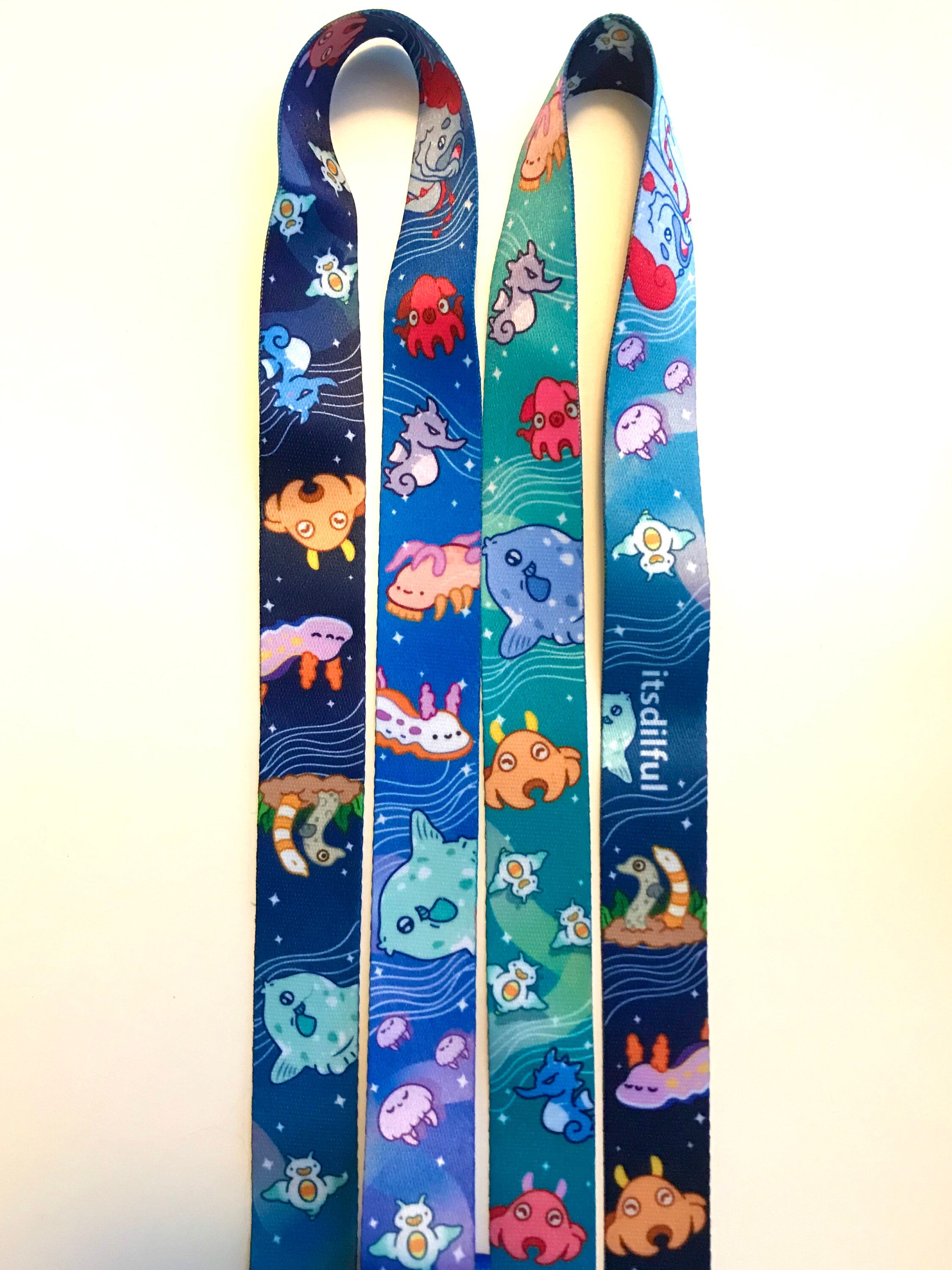 Sea Dreams Lanyard Lanyard Cute Lanyard Sea Lanyard Fish - Etsy