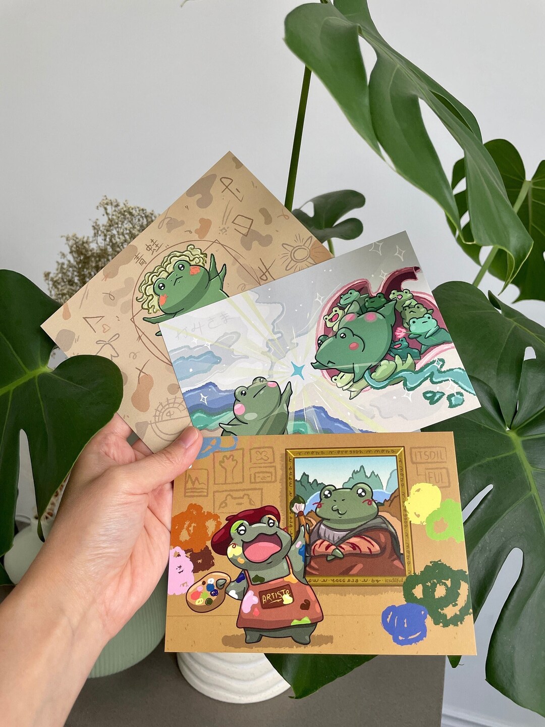 Renaissance Frog - Postcard - Print - Frog, Renaissance, Renaissance ...