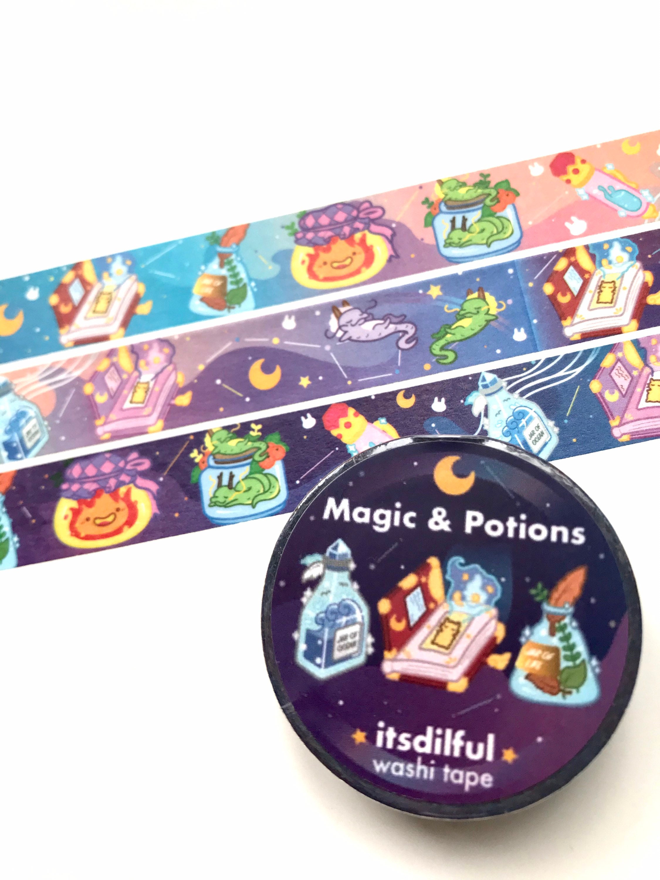 Magic & Potions Washi Tape Washi Tape Cute Washi Tape - Etsy