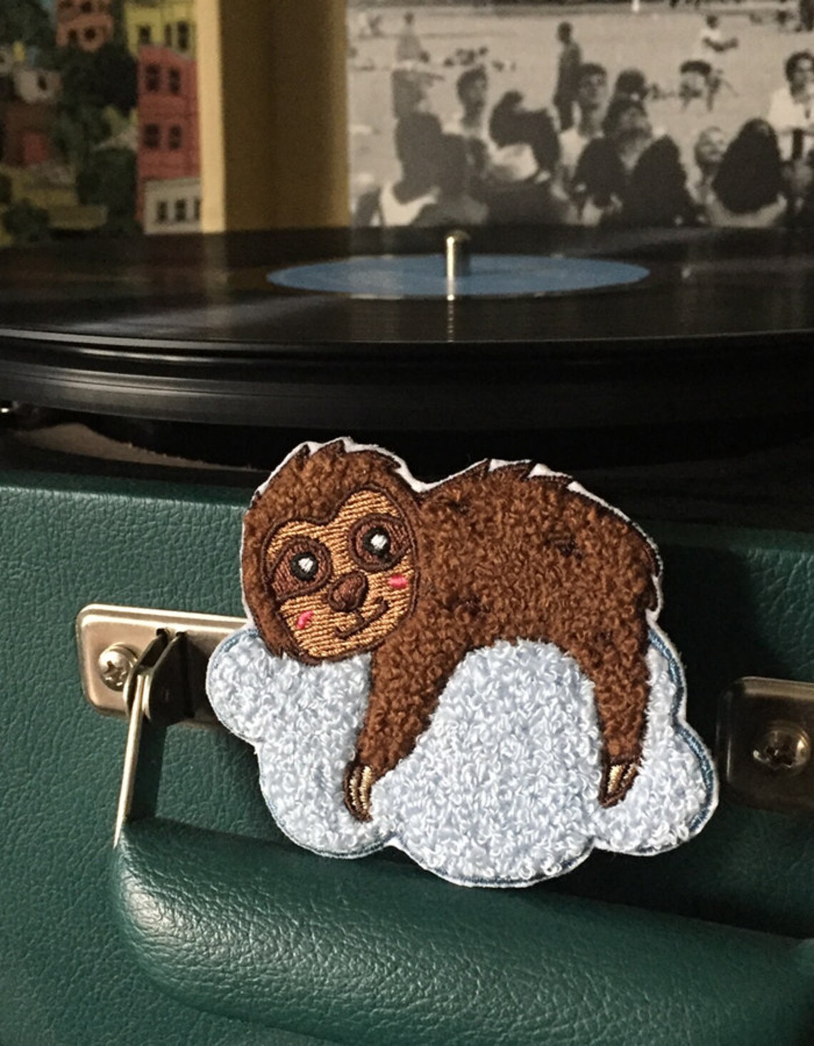 Fuzzy Sloth Bud // Iron on Patch // 3 Embroidered Patch - Etsy