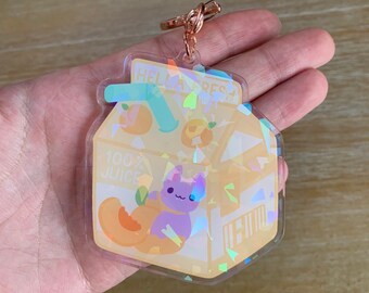 Juice Box Keychain - Etsy