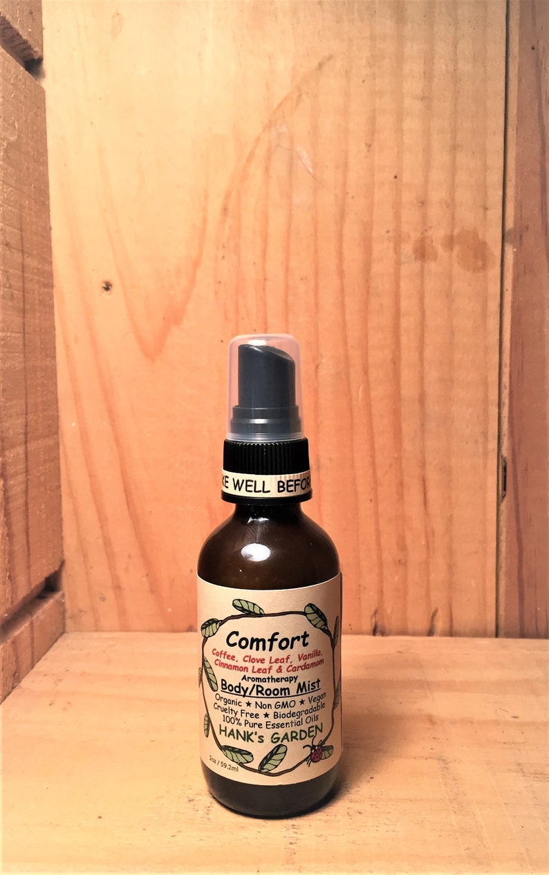 COMFORT Aromatherapy Body Room Mist Coffee Clove Leaf | Etsy
