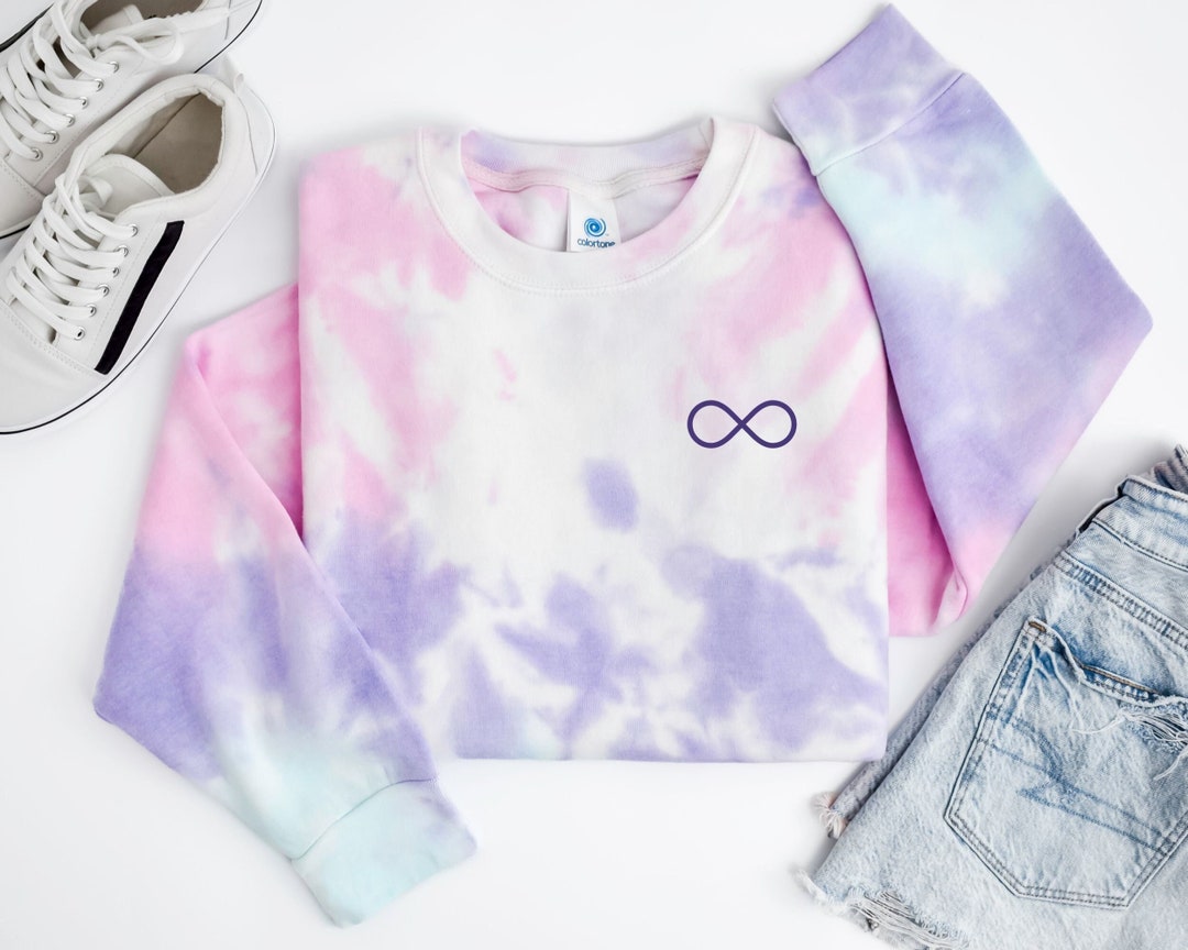 TSITP Infinity Tie Dye Sweatshirt, TSITP Merch, Moon and Stars Infinity ...