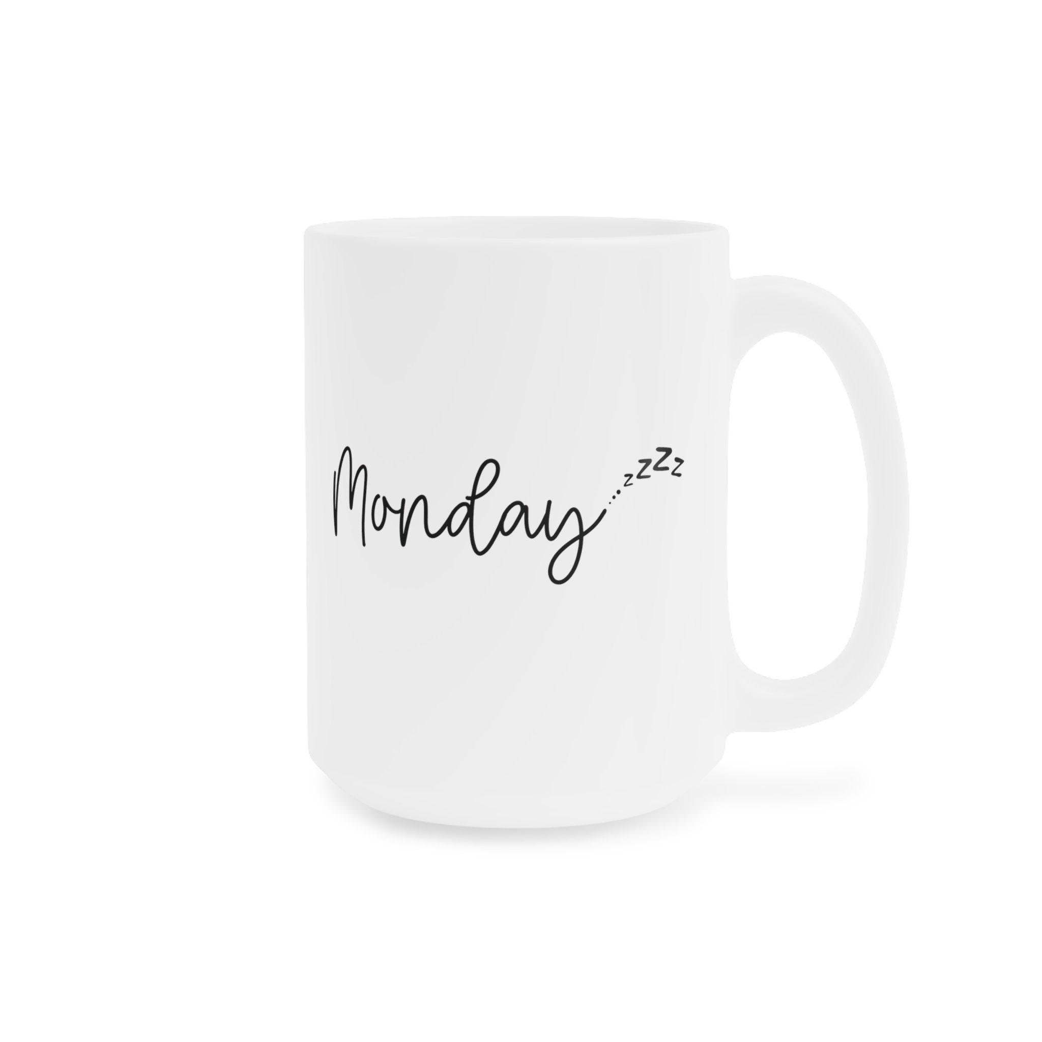 Monday Mug, Sleepy Monday Mug, Minimalist Mug, Monday Mood, Monday ...