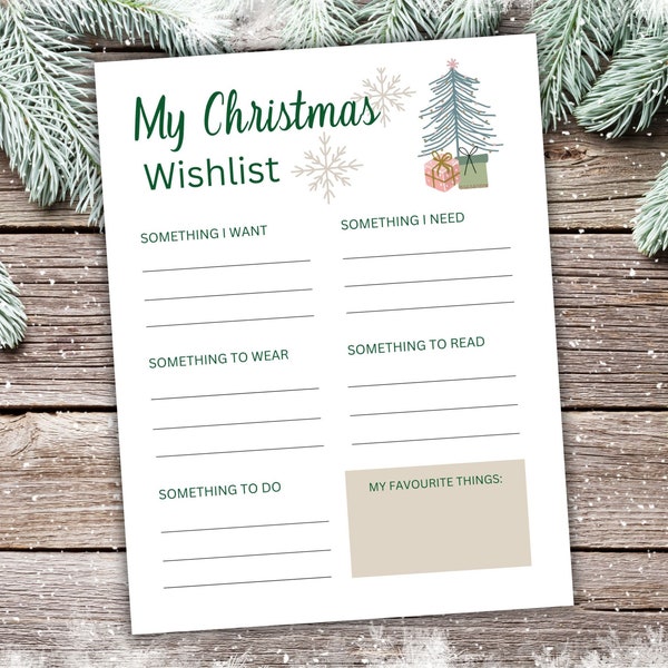 Christmas Wish List - Etsy