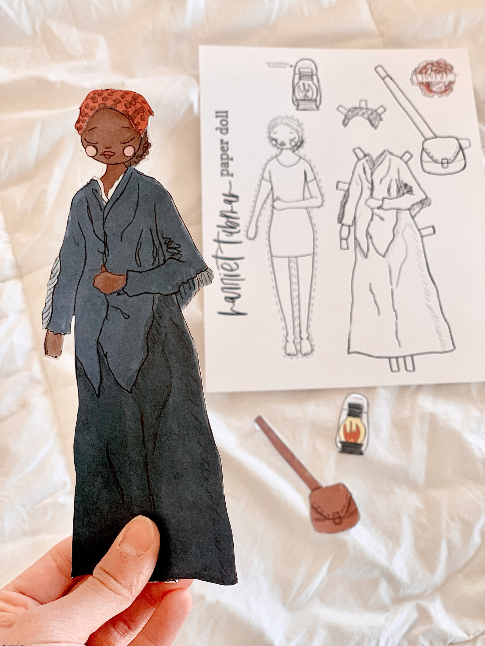 Harriet Tubman Paper Doll / DIY Historical Women Paper Dolls | Etsy