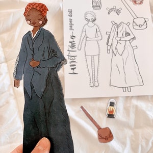 Harriet Tubman Paper Doll / DIY Historical Women Paper Dolls - Etsy
