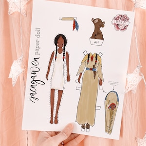 Historical Women Paper Doll Set/ DIY Historical Women Paper Dolls ...
