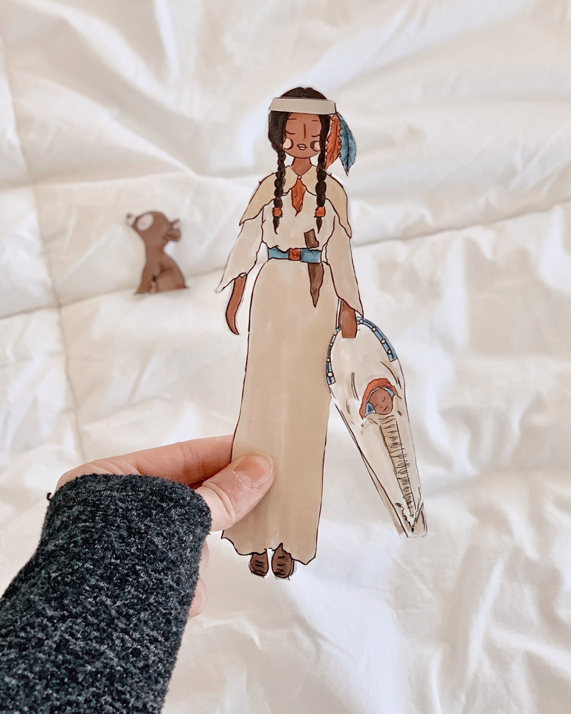 Sacagawea Paper Doll / DIY Historical Women Paper Dolls - Etsy