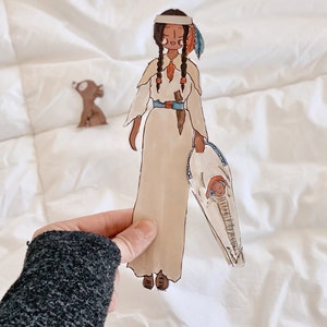 Sacagawea Paper Doll / DIY Historical Women Paper Dolls - Etsy