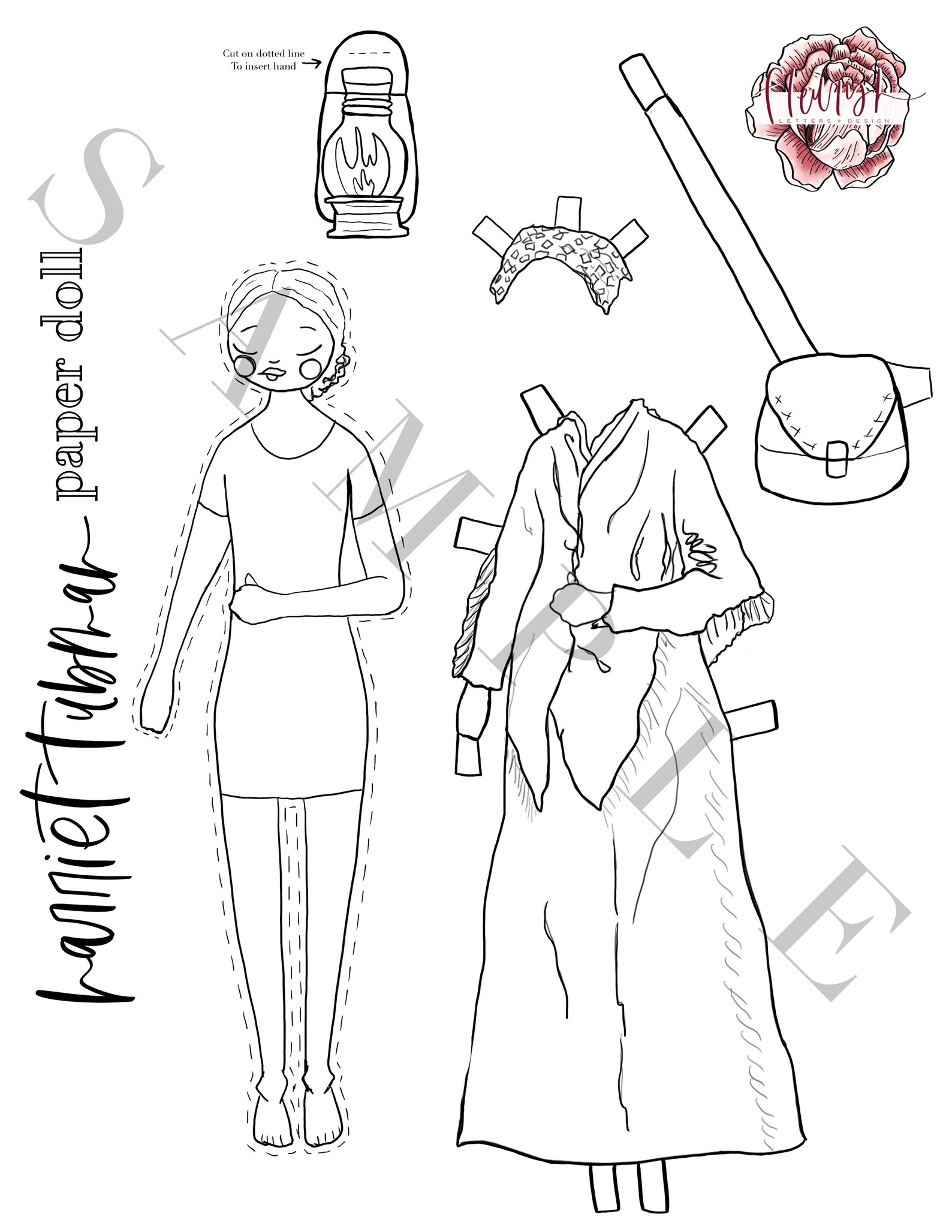 Harriet Tubman Paper Doll / DIY Historical Women Paper Dolls | Etsy