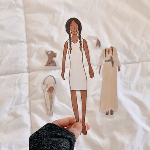 Sacagawea Paper Doll / DIY Historical Women Paper Dolls - Etsy