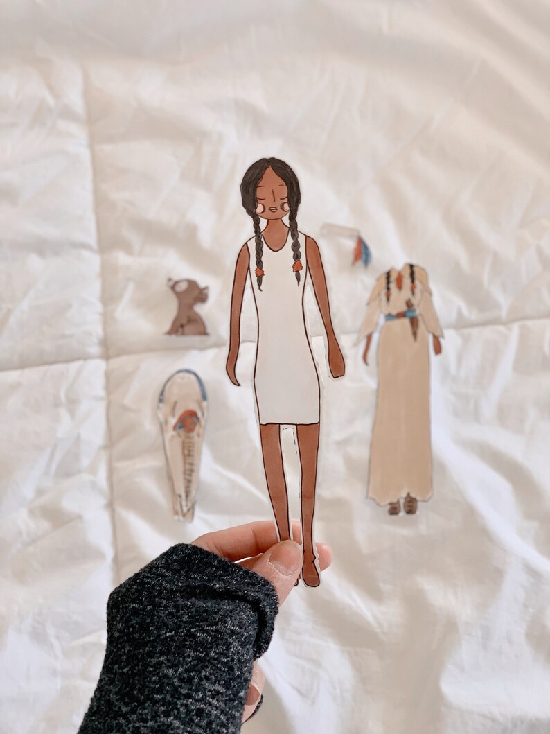 Sacagawea Paper Doll / DIY Historical Women Paper Dolls - Etsy