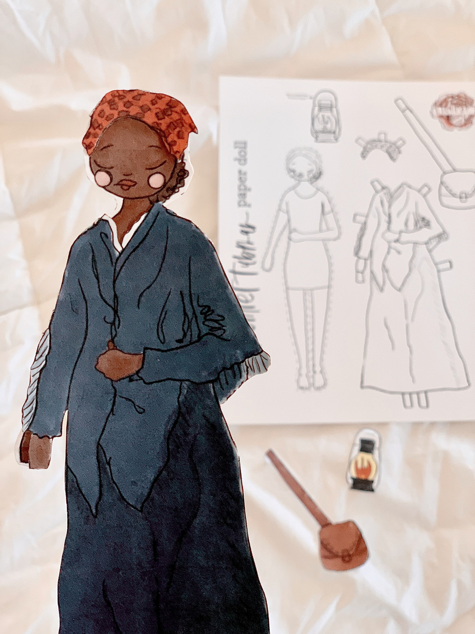 Harriet Tubman Paper Doll / DIY Historical Women Paper Dolls | Etsy