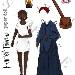 Harriet Tubman Paper Doll / DIY Historical Women Paper Dolls - Etsy