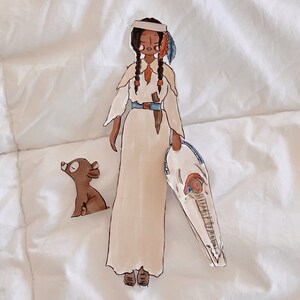 Sacagawea Paper Doll / DIY Historical Women Paper Dolls - Etsy