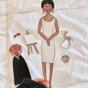 Frida Kahlo Paper Doll / DIY Historical Women Paper Dolls - Etsy