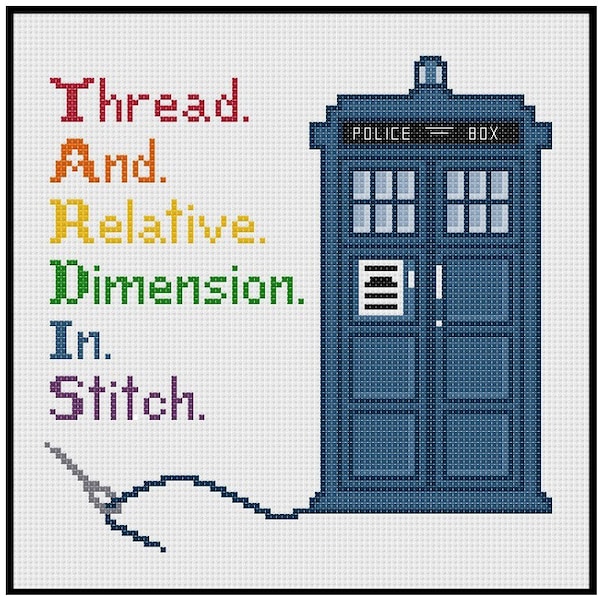 Doctor Who Cross Stitch - Etsy
