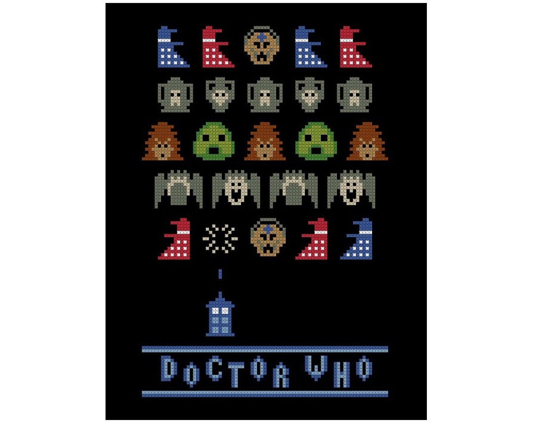 Doctor Who Arcade Game - Cross Stitch PDF Pattern Instant Download - Etsy