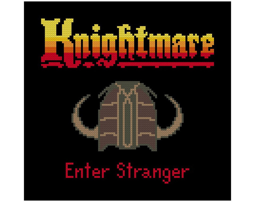 Knightmare Retro TV Game - Cross Stitch PDF Pattern Instant Download ...