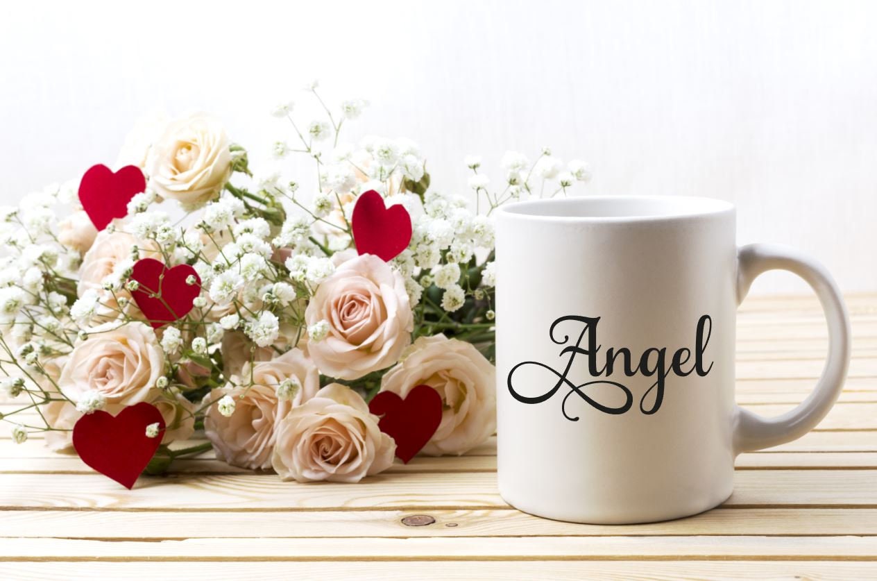 Angel SVG File Cutting File for Vinyl Printable PNG Files for Iron On ...