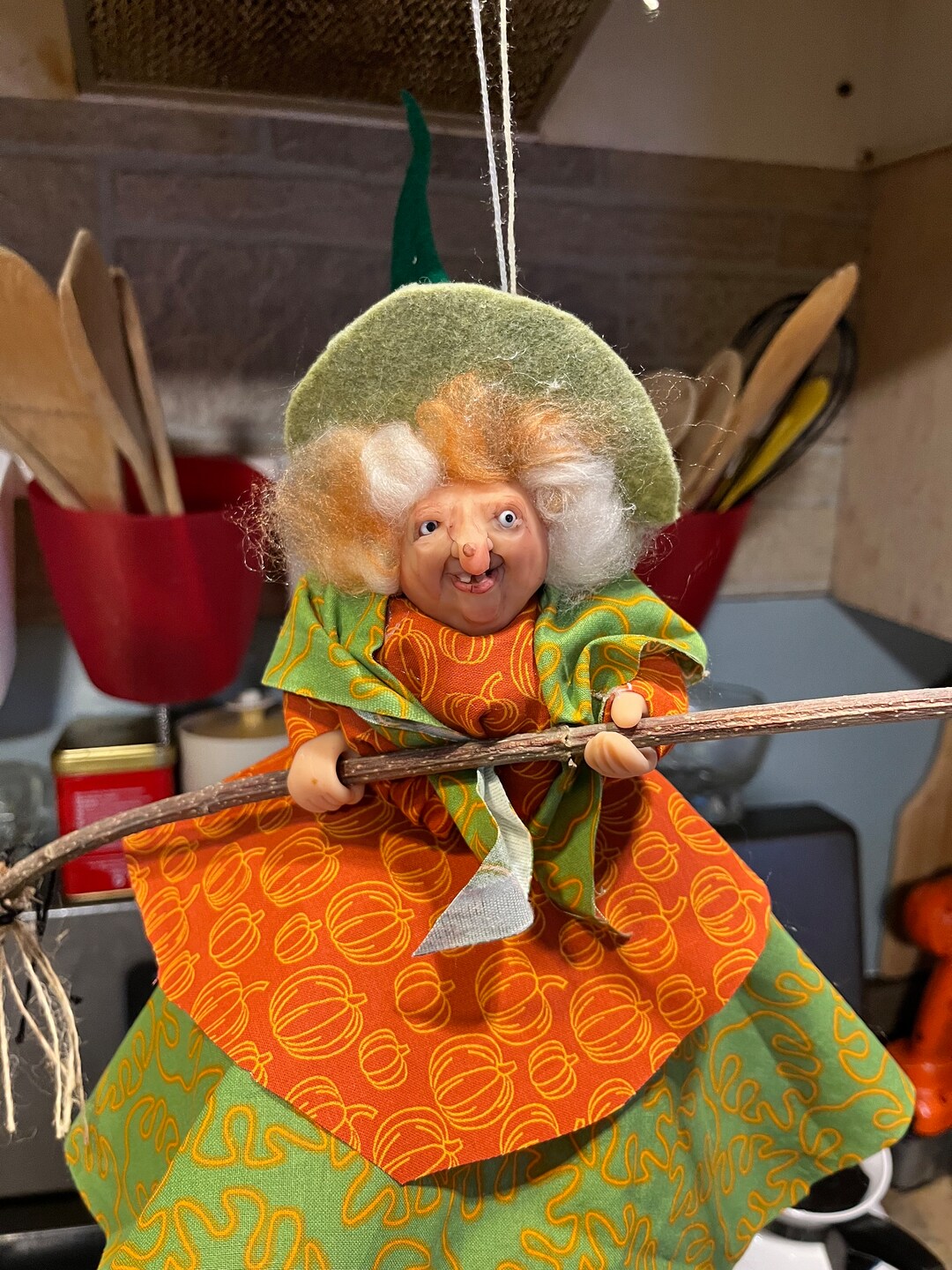 Susanna the Handmade Kitchen Witch Doll - Etsy