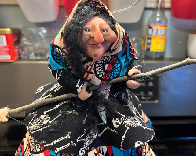 Luciana the Handmade Kitchen Witch Doll - Etsy