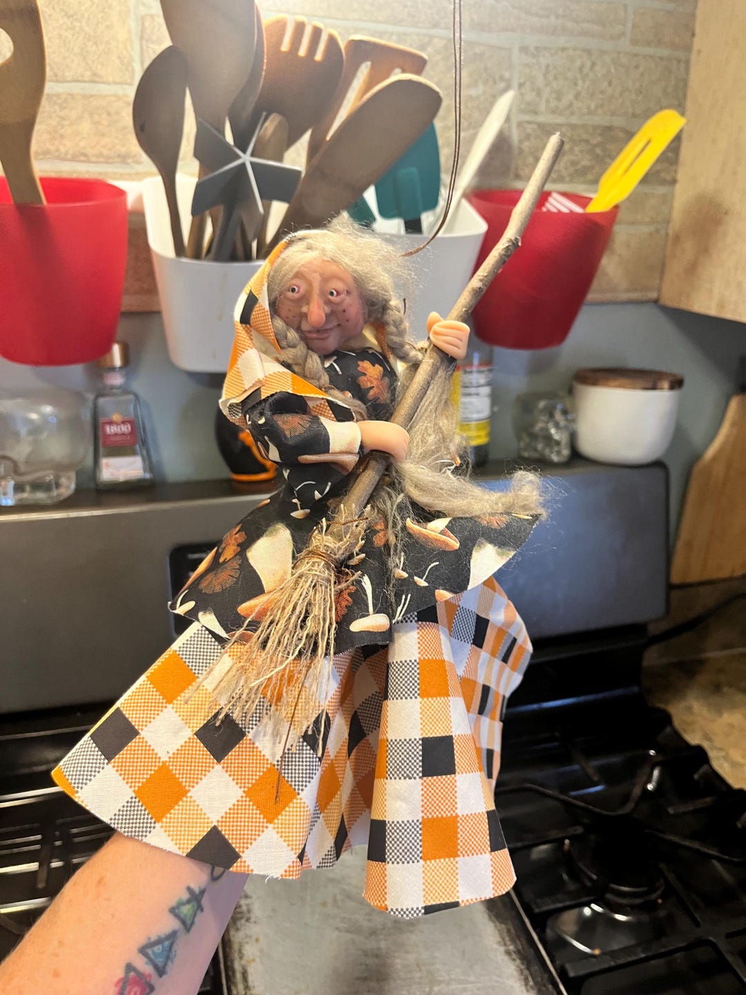 Bridget the Handmade Kitchen Witch Doll - Etsy