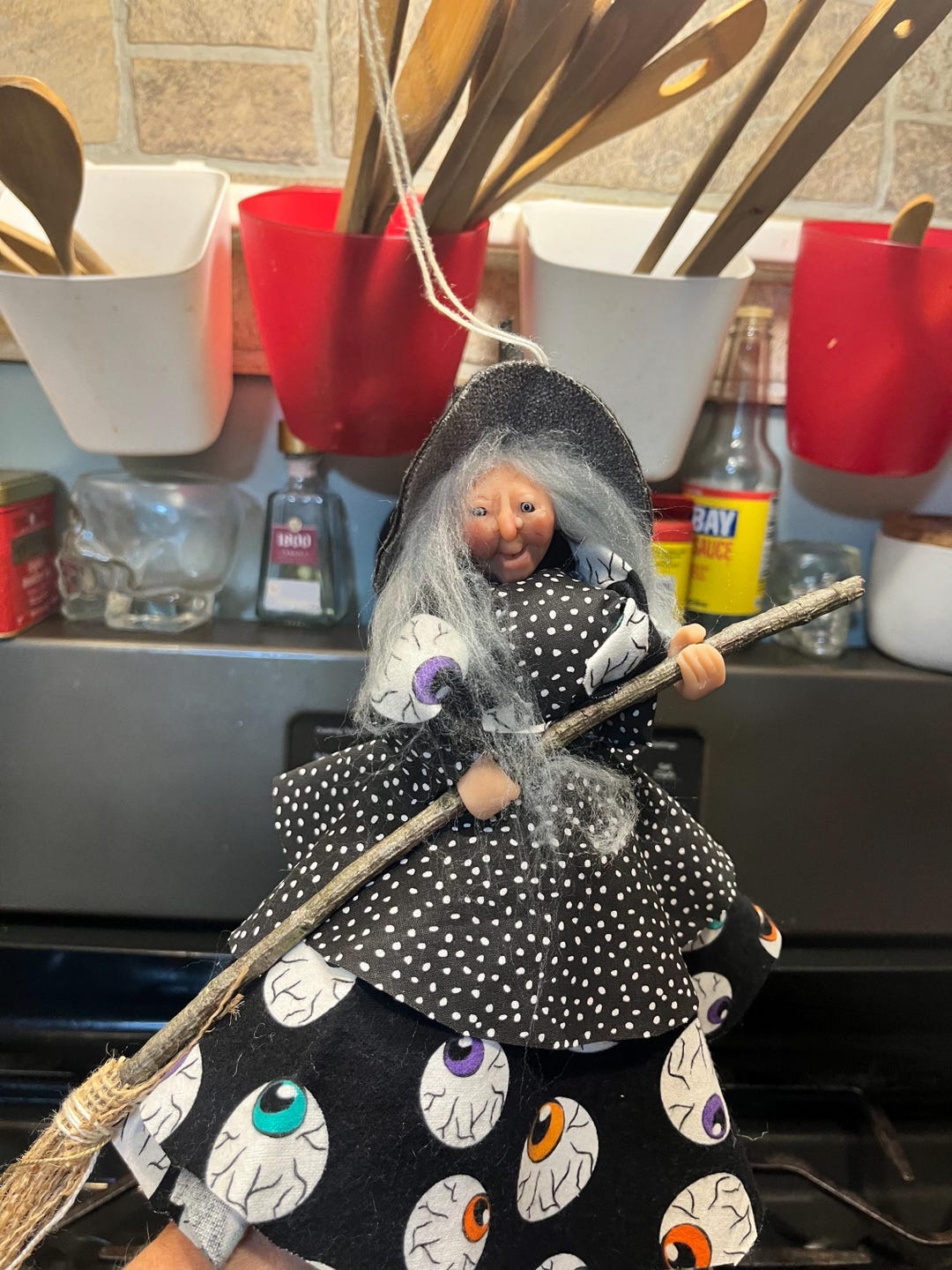 Brenda the Handmade Kitchen Witch Doll - Etsy