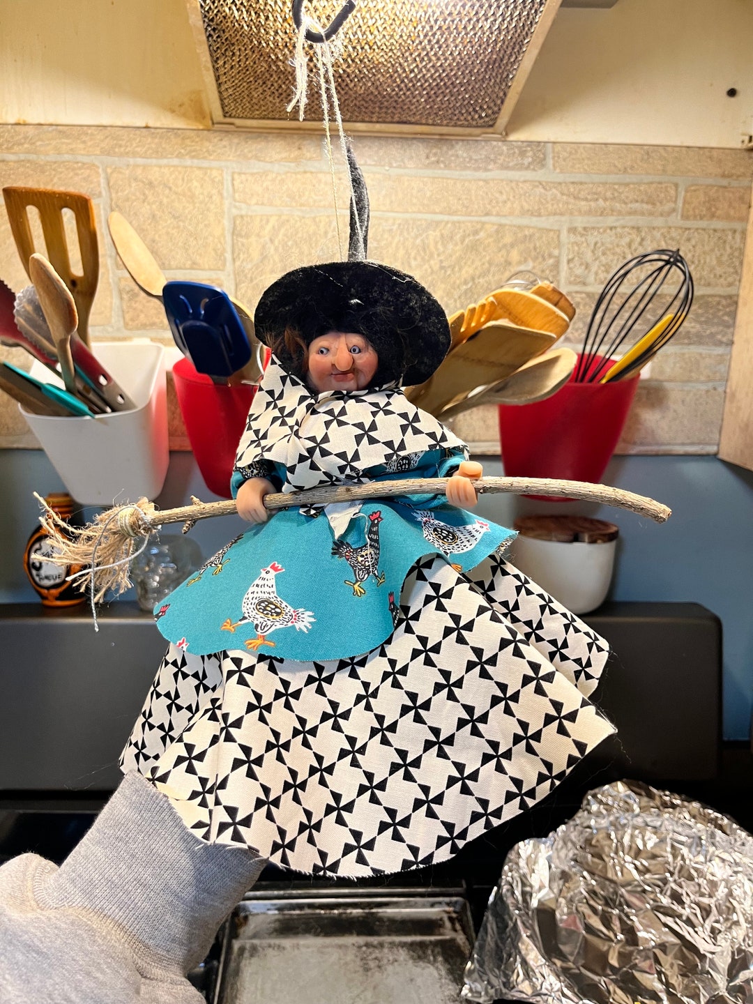 Patricia the Handmade Kitchen Witch Doll - Etsy