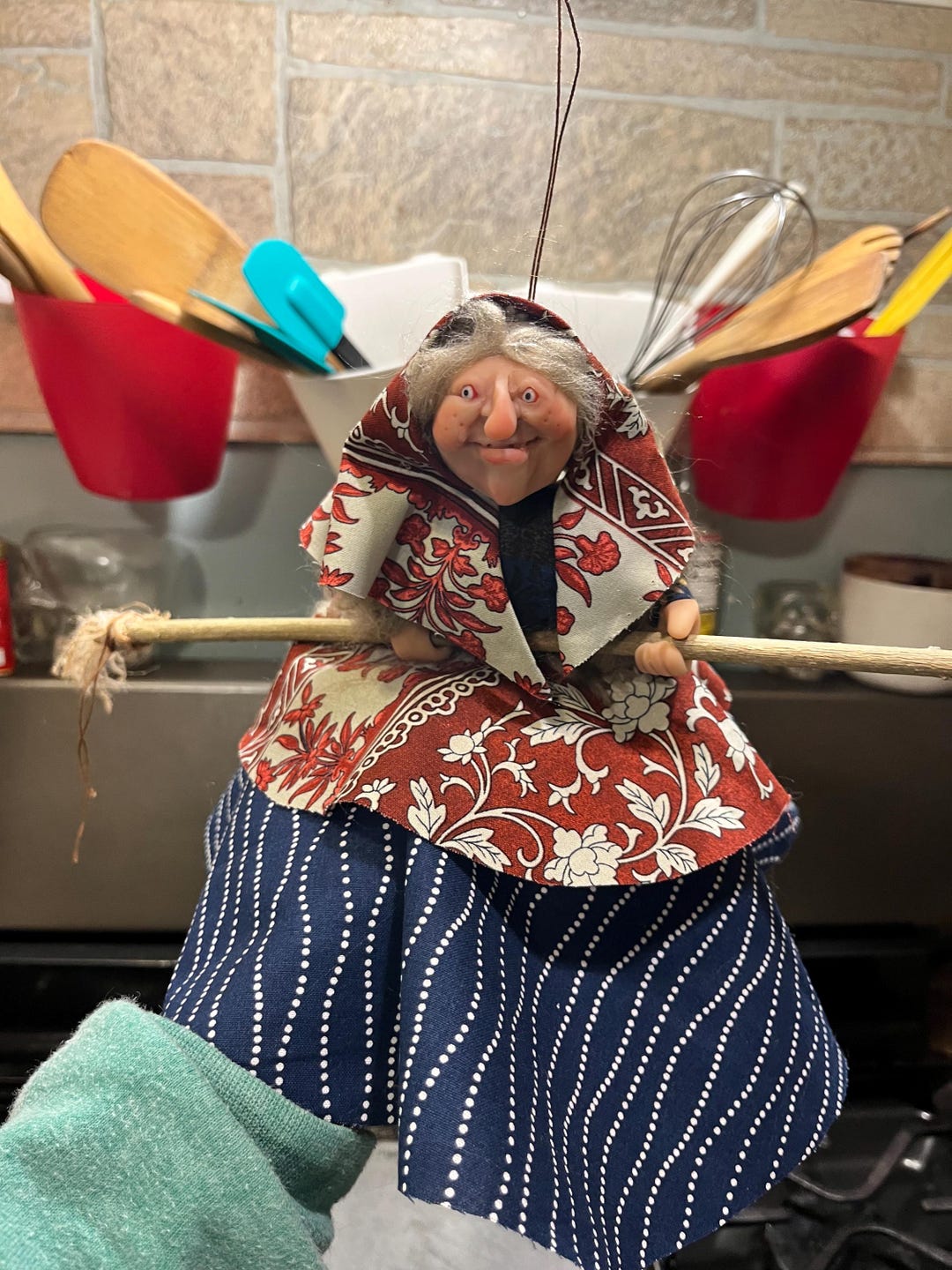 Tabitha the Handmade Kitchen Witch Doll - Etsy