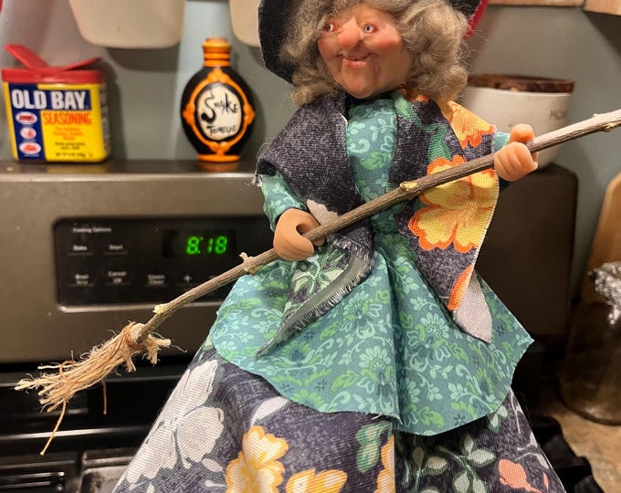 Mercy the Handmade Kitchen Witch Doll - Etsy