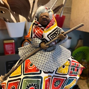 Unice the Handmade Kitchen Witch Doll - Etsy