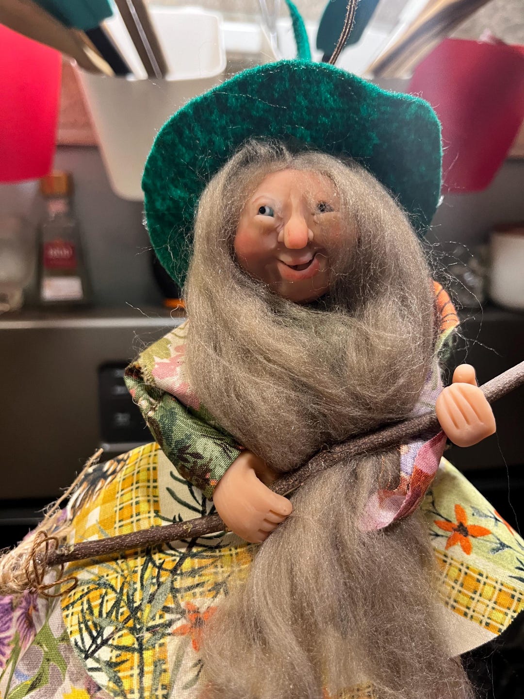 Daria the Handmade Kitchen Witch Doll - Etsy
