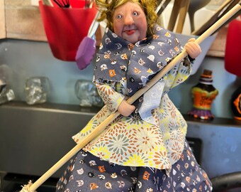 Kitchen Witch Homemade Doll - Etsy