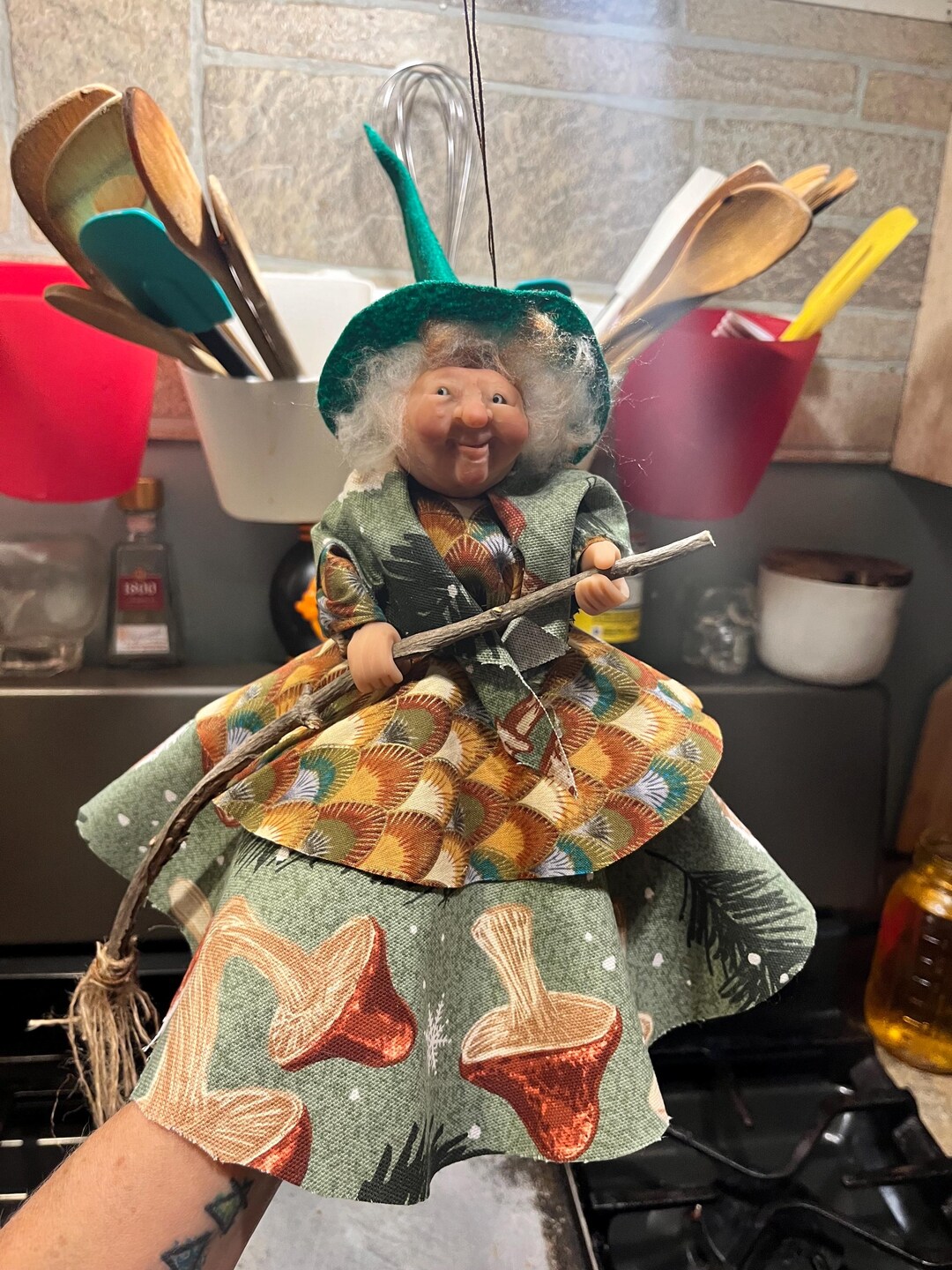 Barbara the Handmade Kitchen Witch Doll - Etsy