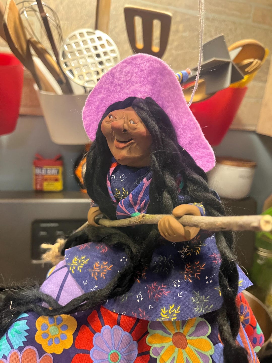 Kami the Handmade Kitchen Witch Doll - Etsy