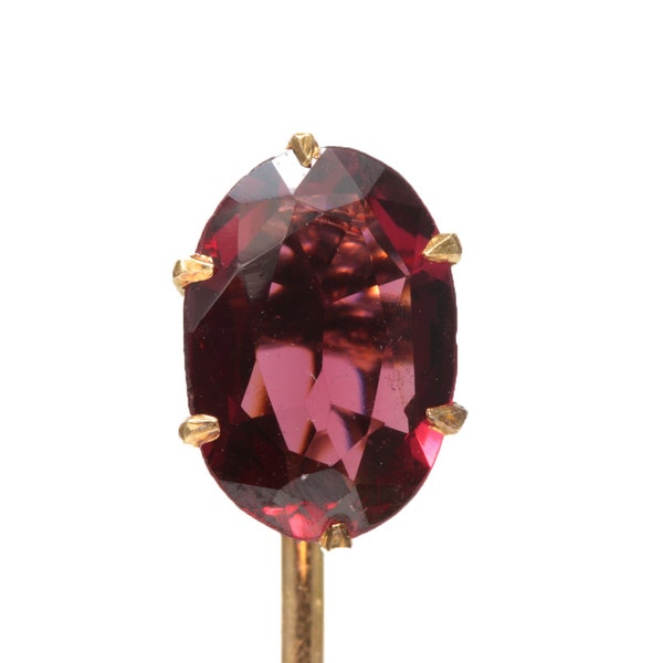 Garnet Stick Pin - Etsy