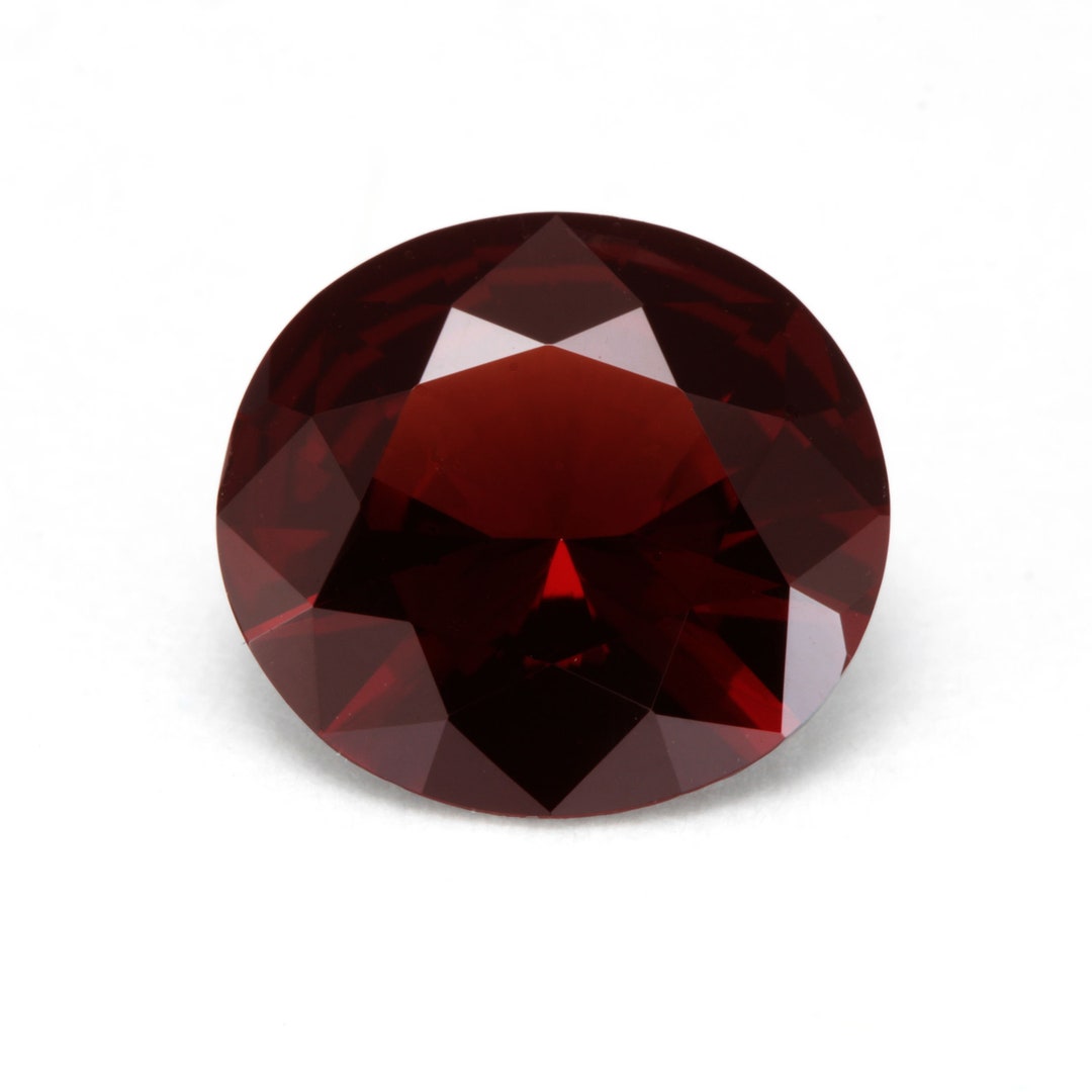 1.9ct GIA Certified Red Spinel. 8.6x7.9mm Faceted Oval. Loose All ...