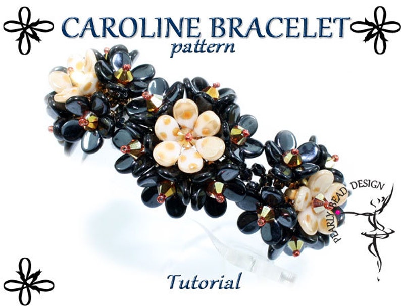 CAROLINE BRACELET Pattern With PIP Beads Tutorial - Etsy