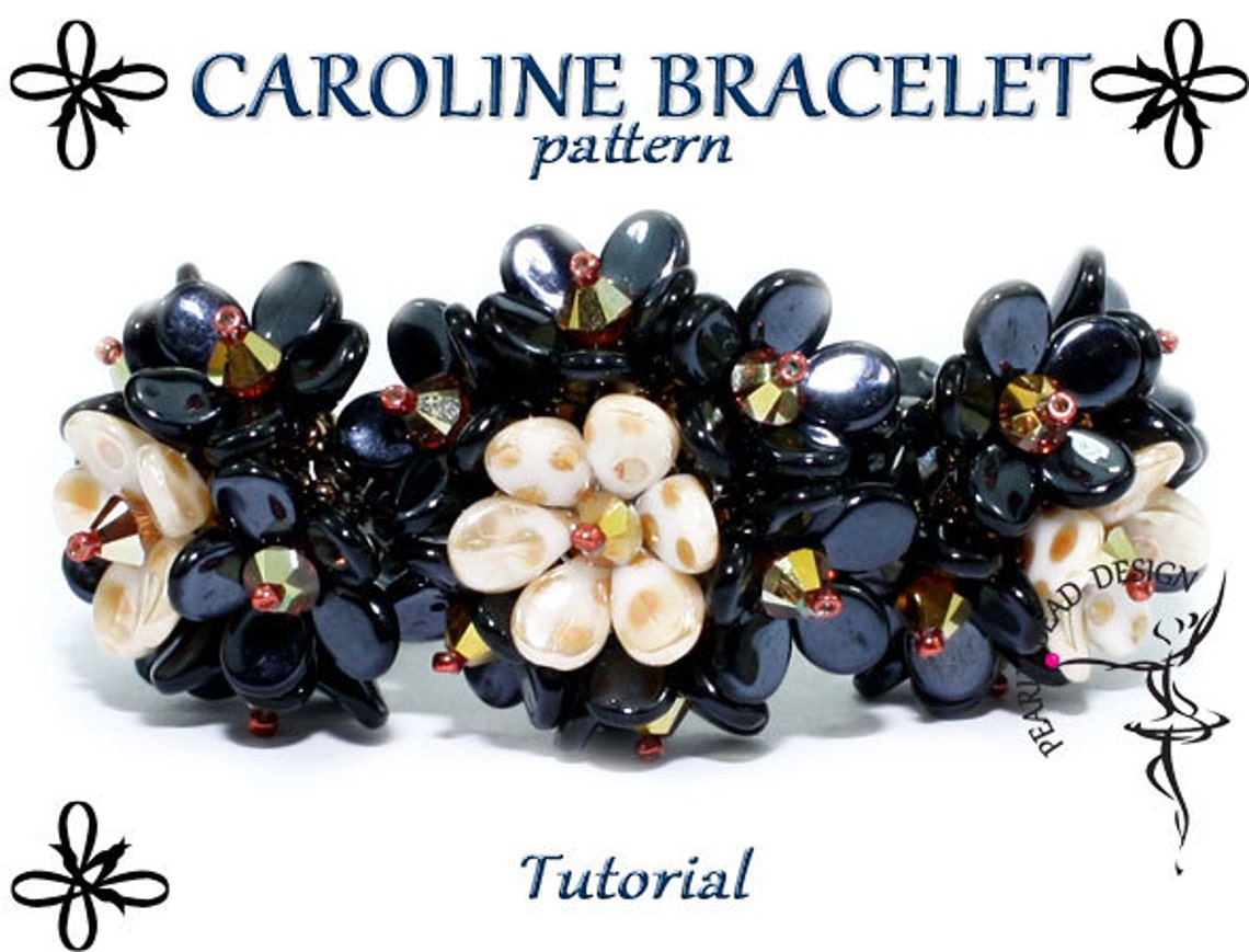 CAROLINE BRACELET Pattern With PIP Beads Tutorial - Etsy