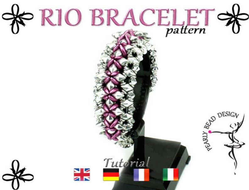 RIO Bracelet Pattern Tutorial DIY From Diamonduo (pdf E-book) - Etsy