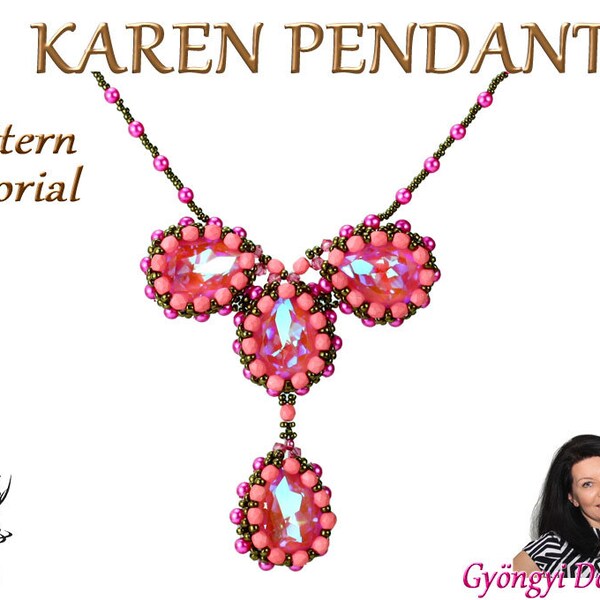 ERICA NECKLACE With PIP Beads Pattern Tutorial - Etsy
