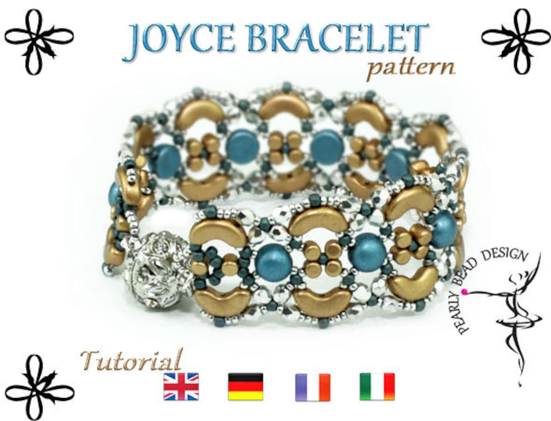 Joyce Bracelet Pattern Tutorial From Arcos and Minos Beads (pdf File ...