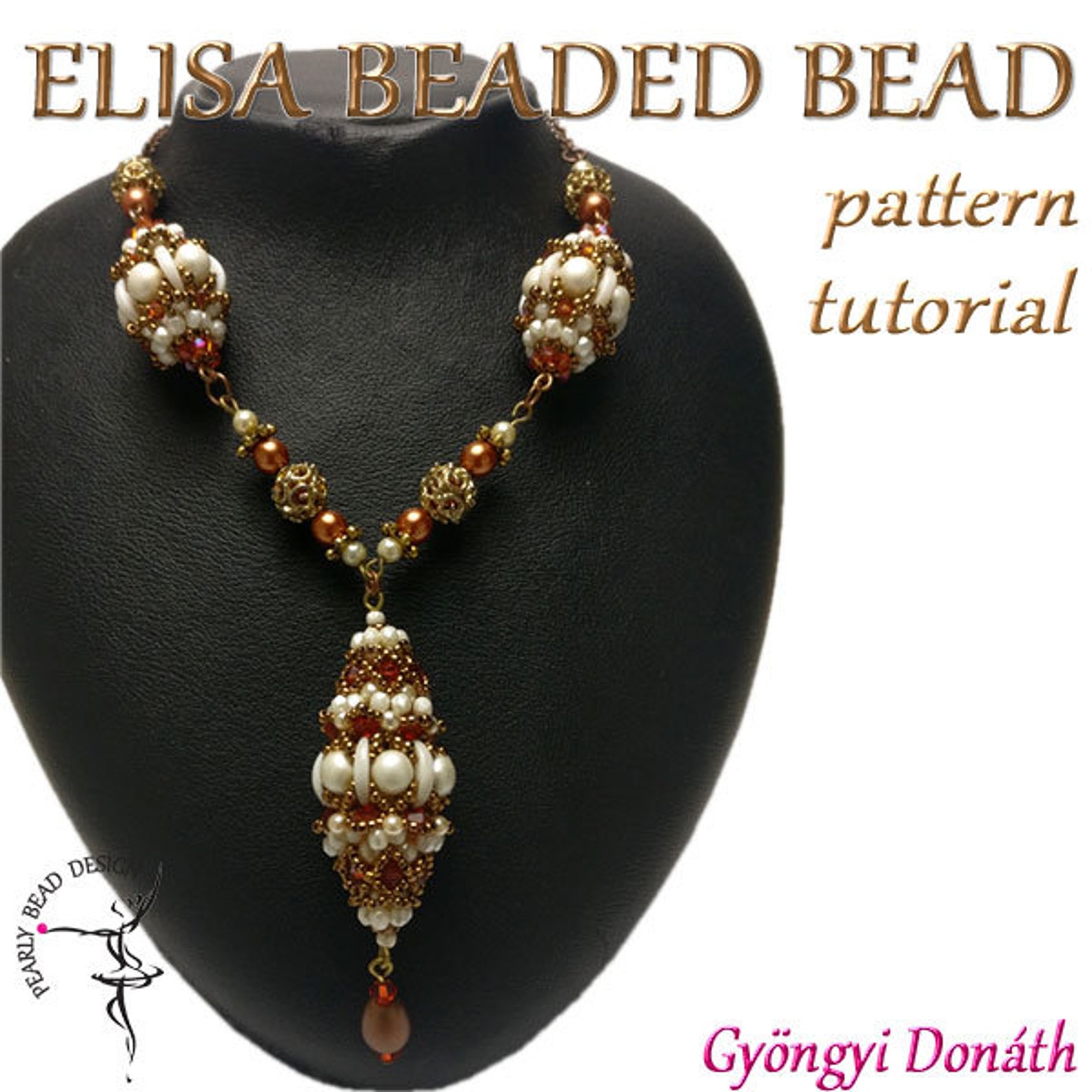 ELISA Beaded Bead Pattern With Crescent Beads and Double Hole ...